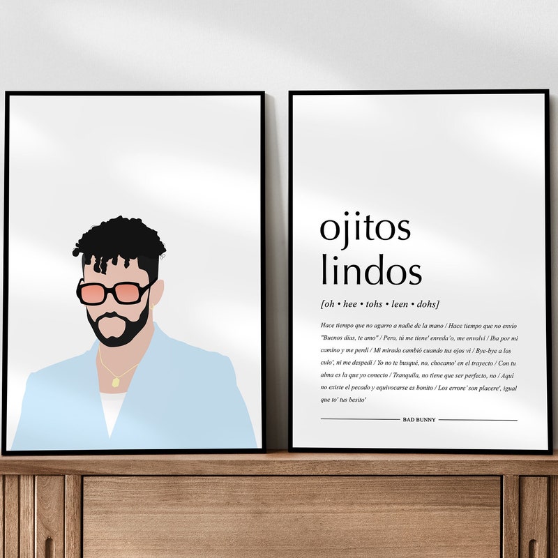Bad Bunny Poster - Etsy