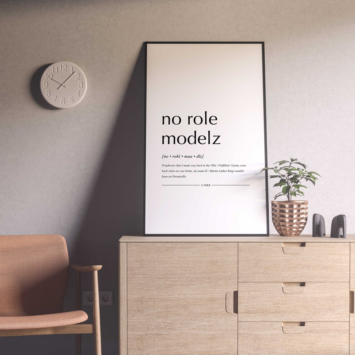 No Role Modelz J. Cole 'lyric' Printable Digital - Etsy