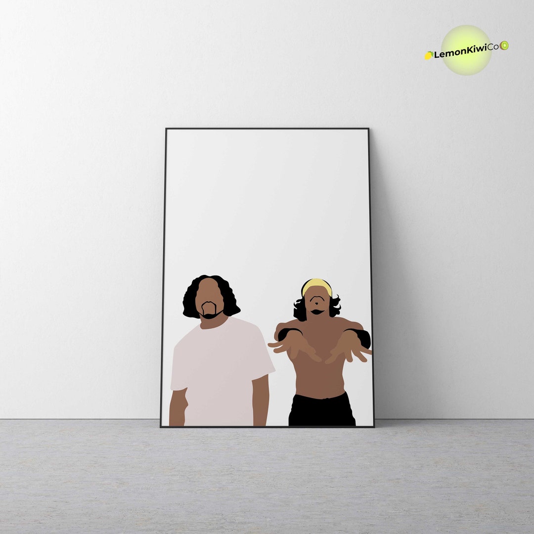 90s Hip Hop 'illustration' Print, Digital Printable, Music Print, Wall ...