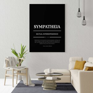 Sympatheia 'stoic Philosophy' Printable, Digital Printable, Home Room ...