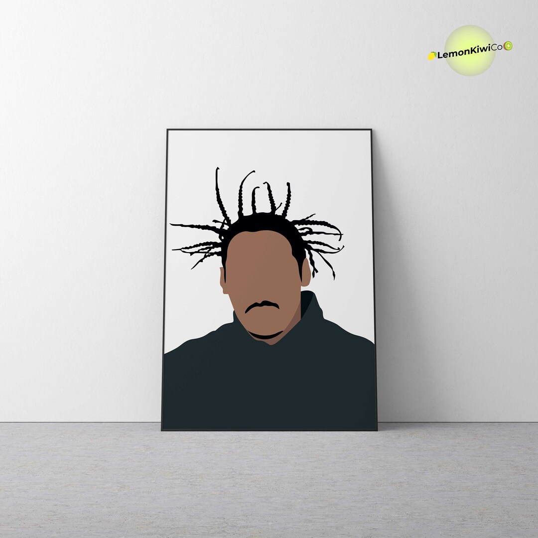 90s Hip Hop 'illustration' Print, Digital Printable, Music Print, Wall ...