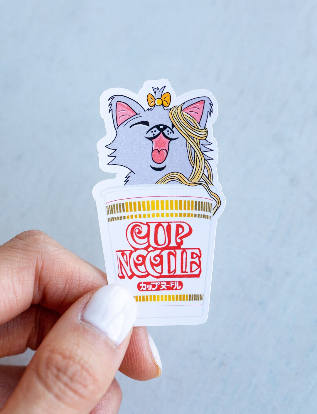 Ramen Cup Noodle Cat - Etsy