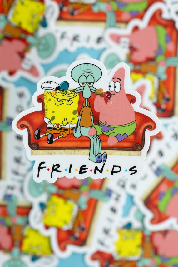 SpongeBob Friends Inspired Sticker | Etsy