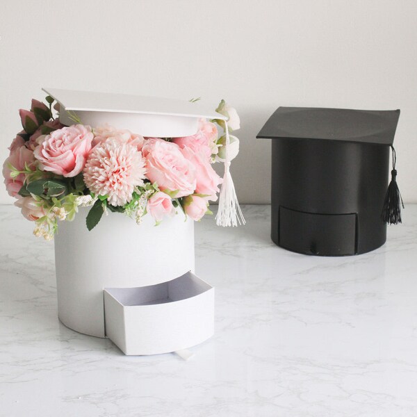 Round Flower Hat Box - Etsy