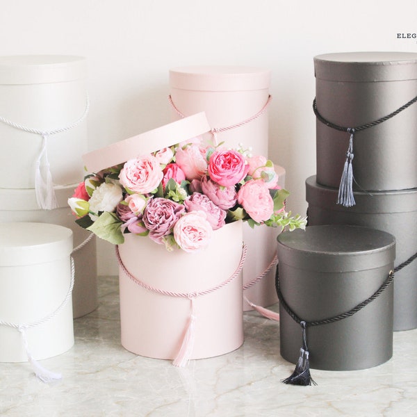 Round Card Box - Etsy