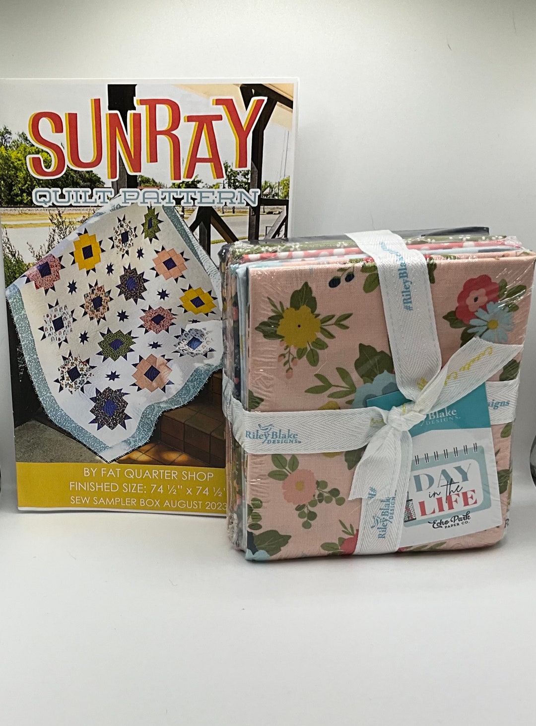 Sunray Quilt Pattern W/ Day in the Life by Echo Park for Riley Blake ...