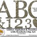 Gold Glitter Alphabet, Numbers & Symbols Clipart - Etsy