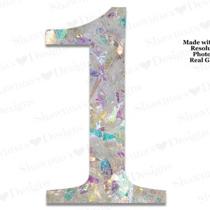 Rainbow Glitter Alphabet, Numbers & Symbols Clipart - Etsy