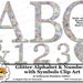 Rainbow Glitter Alphabet, Numbers & Symbols Clipart - Etsy