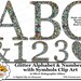 Red Glitter Alphabet, Numbers & Symbols Clipart - Etsy