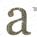 Gold Glitter Alphabet, Numbers & Symbols Clipart - Etsy