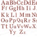 Red Glitter Alphabet, Numbers & Symbols Clipart - Etsy