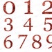 Red Glitter Alphabet, Numbers & Symbols Clipart - Etsy