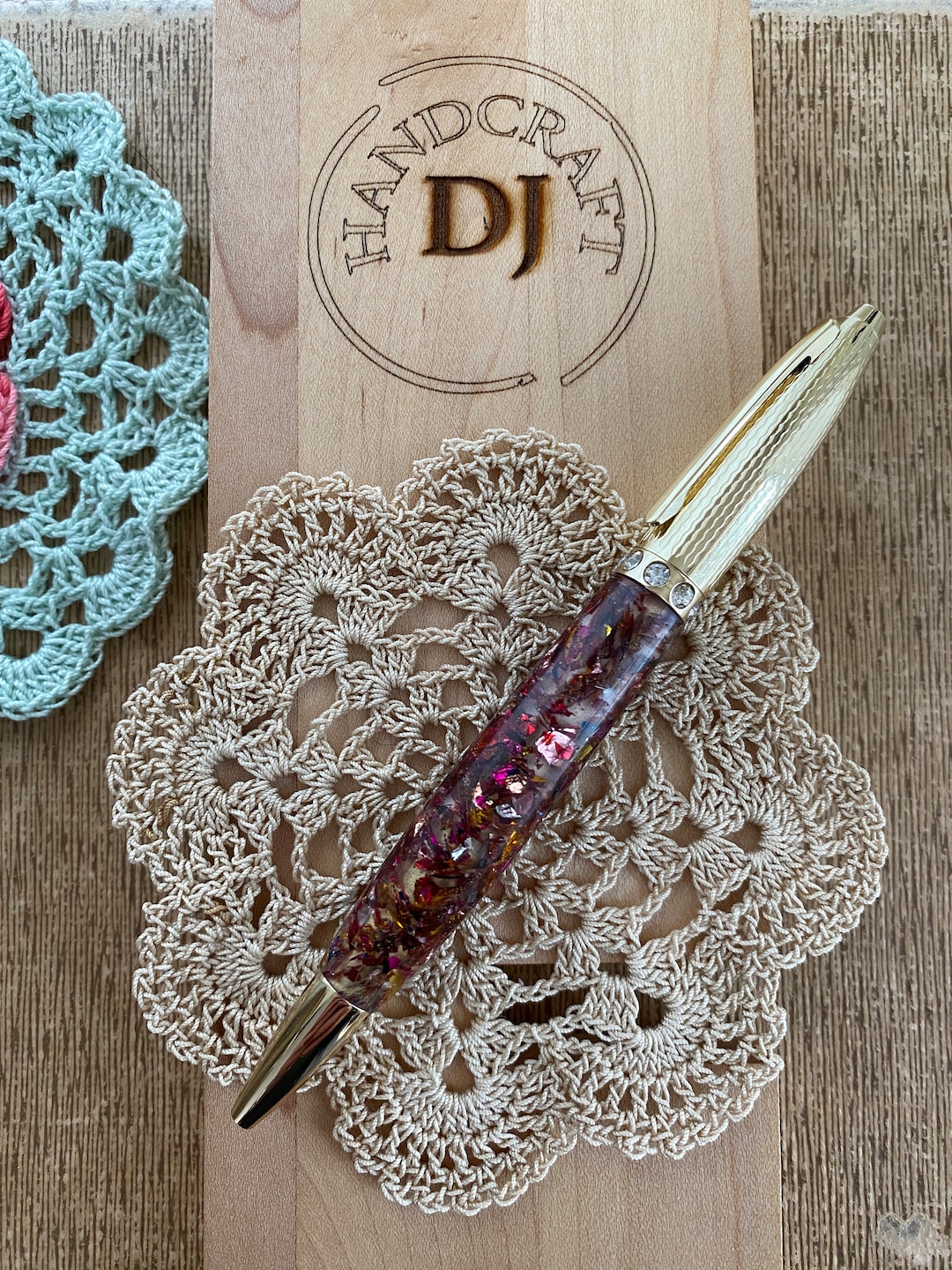 The Princess Pen Collection: Gold and Copper, Handmade Pen, Fancy Pen ...