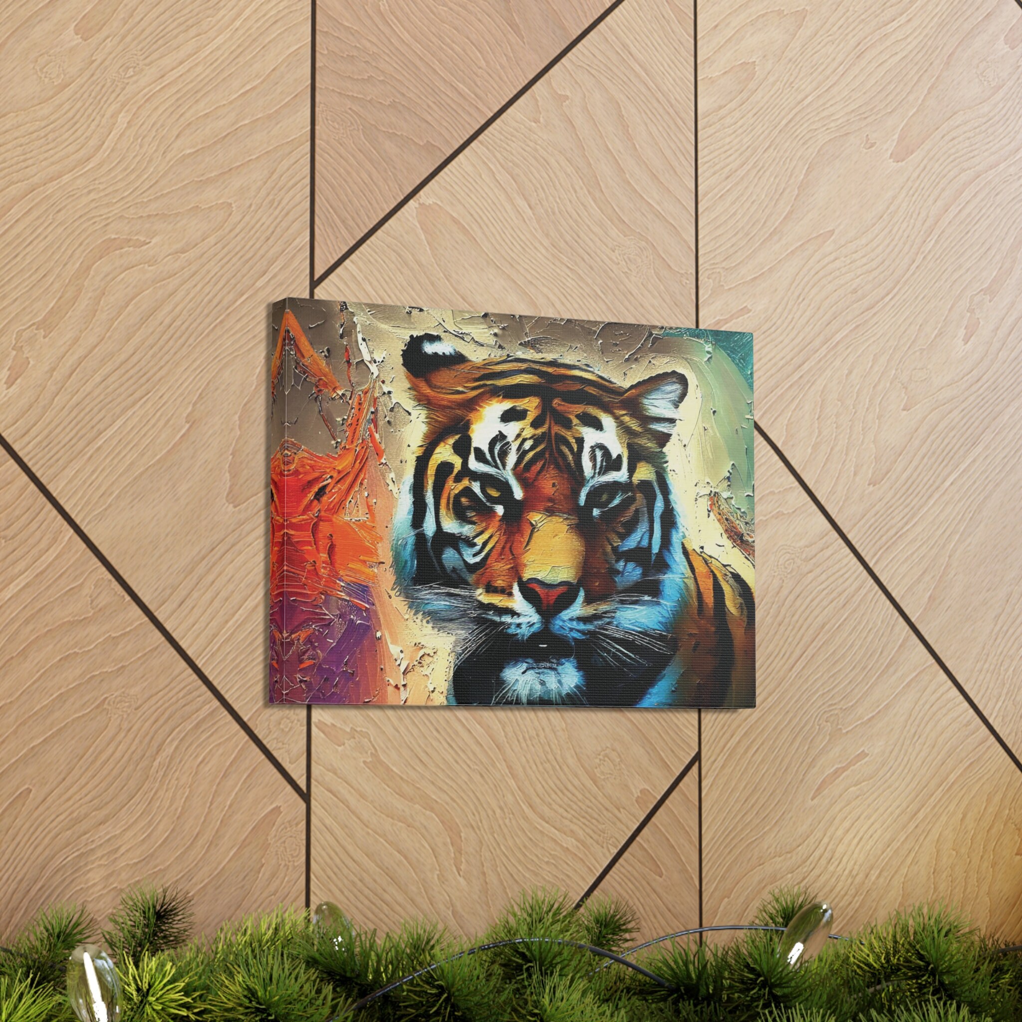 Acrylic Abstract Tiger Painting - Etsy