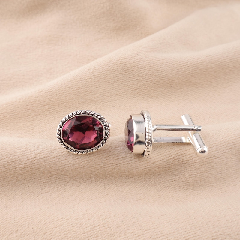 Gemstone Cufflinks - Etsy