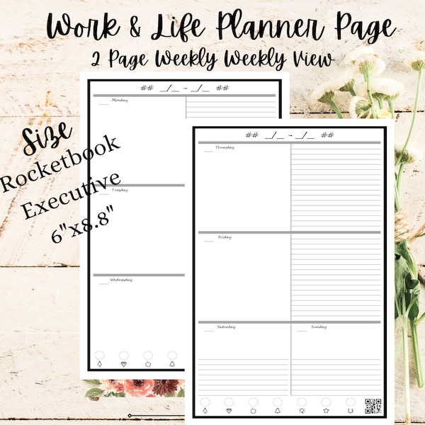 Rocketbook Pages - Etsy