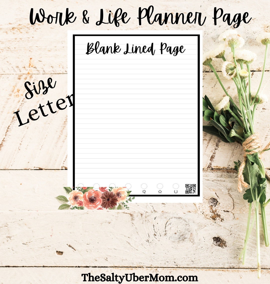 Lined Notebook Page for Rocketbook Planner Digital Download - Etsy