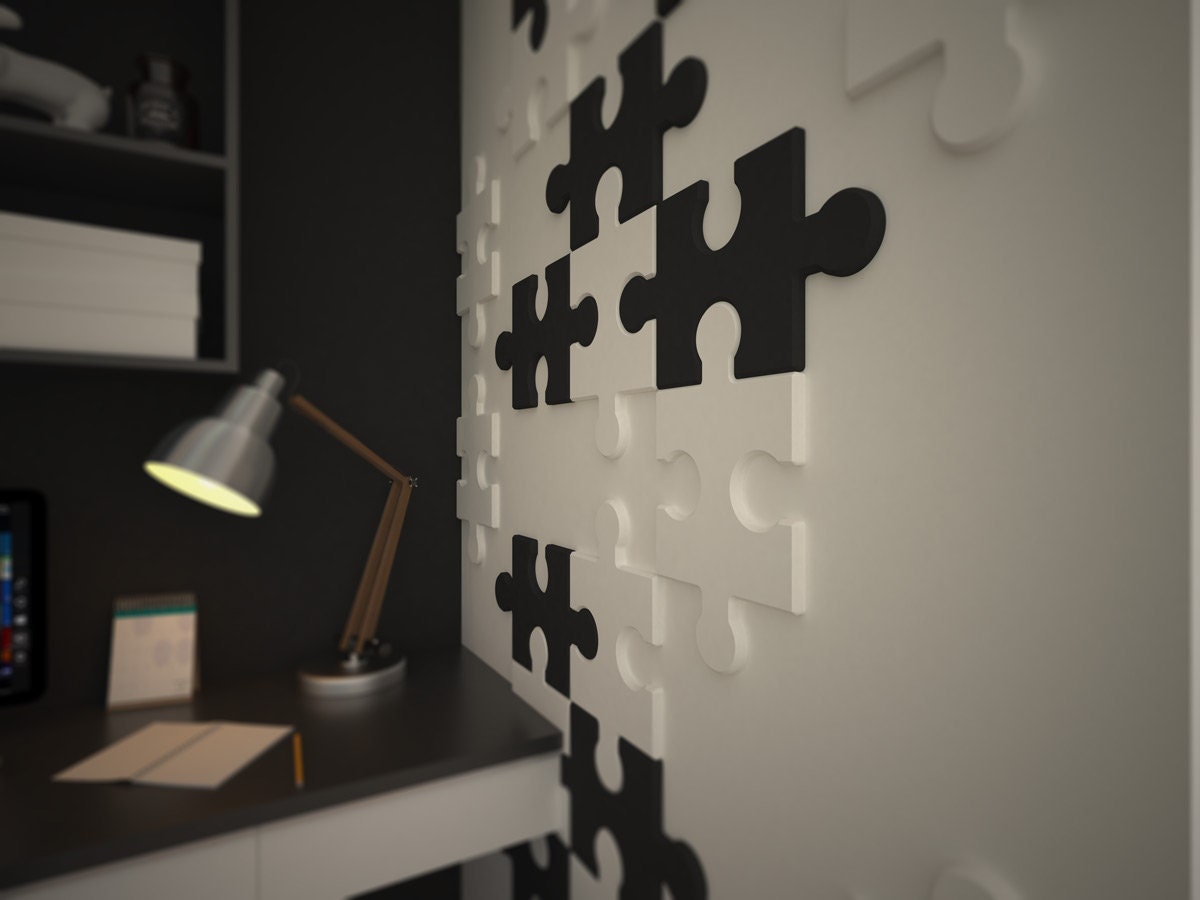 3D PUZZLE Wall Panel - Etsy