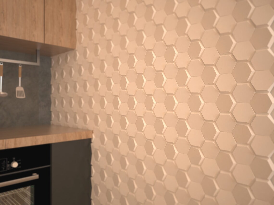 3D HONEY PLASTER Wall Panel - Etsy