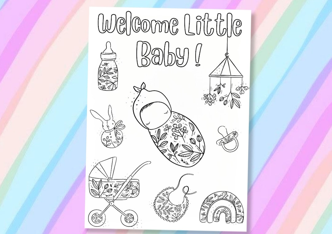 Instant Download Printable New Baby Card Instant Digital - Etsy