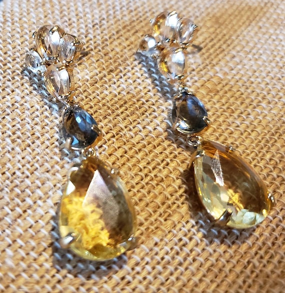 vintage austrian pale amber - Gem