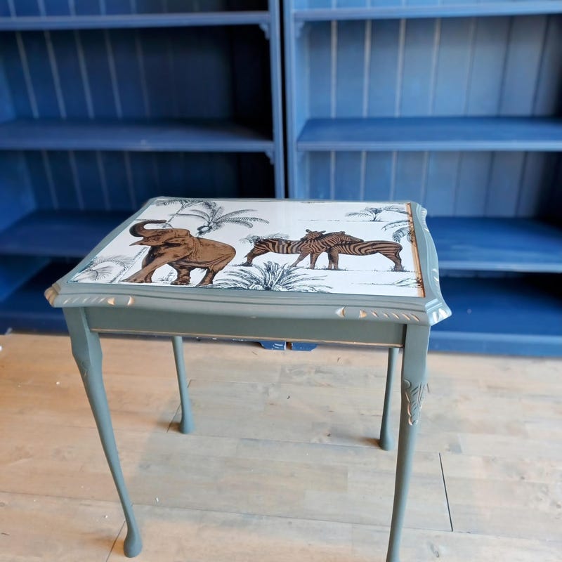 Upcycled Side Table - Etsy UK