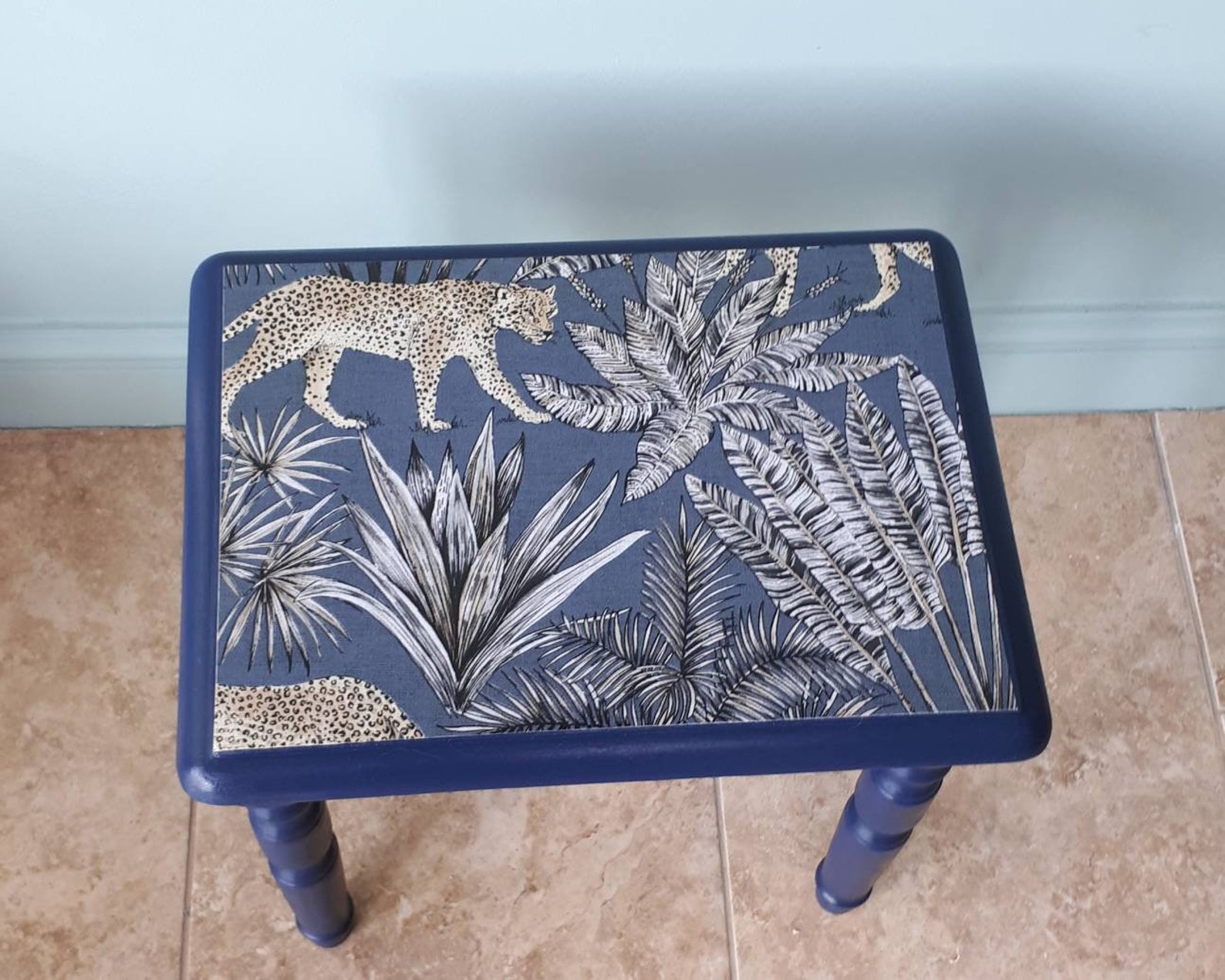 Vintage Animalprint Sidetable/coffee Table by Commision 45GBP - Etsy