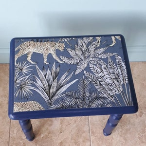 Vintage Animalprint Sidetable/coffee Table by Commision 45GBP - Etsy