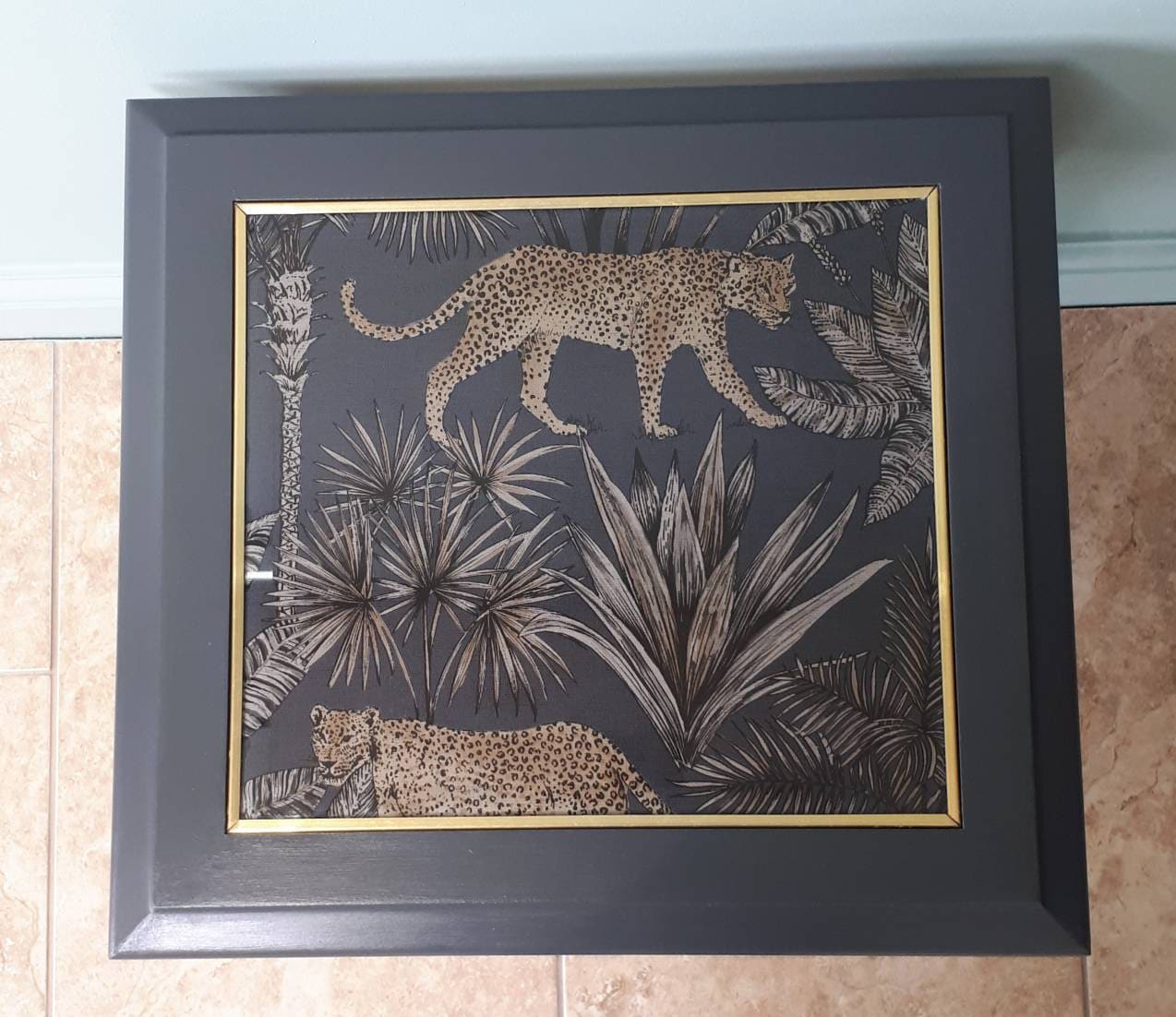 Vintage Animalprint Sidetable/coffee Table by Commision 45GBP - Etsy