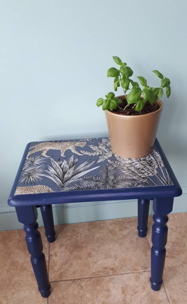 Vintage Animalprint Sidetable/coffee Table by Commision 45GBP - Etsy