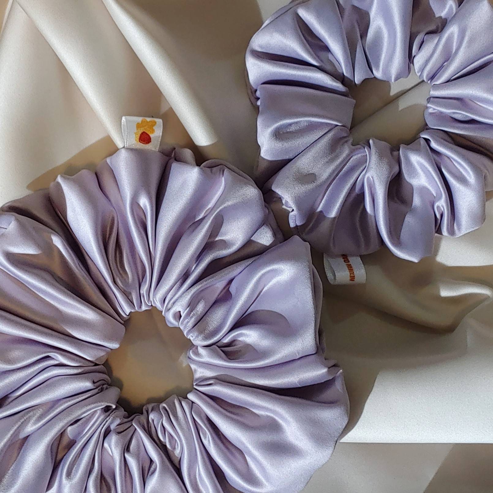 XXL Scrunchie - Ember / Light Lavender / Silky Satin / Extra Full ...