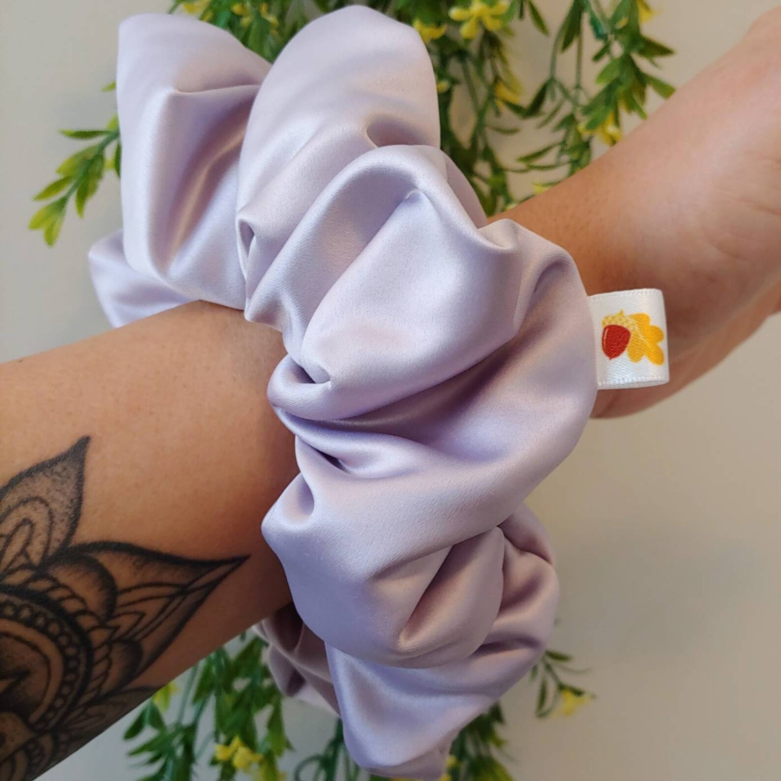 XXL Scrunchie - Ember / Light Lavender / Silky Satin / Extra Full ...