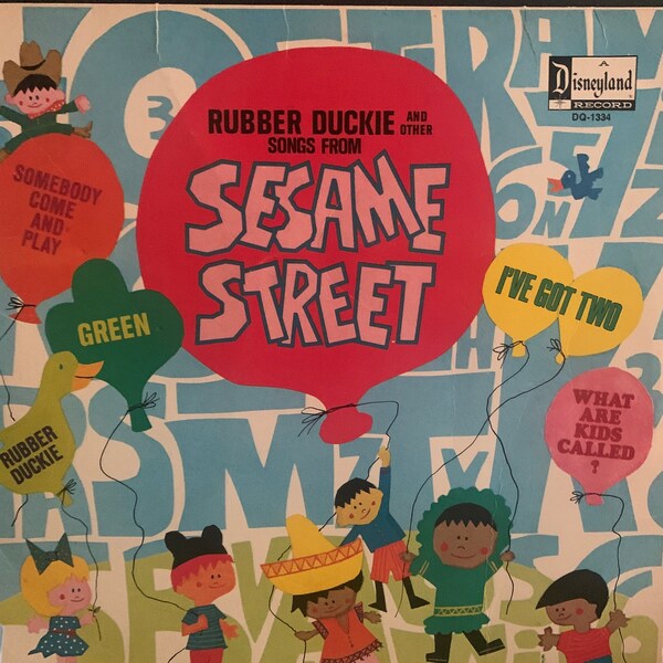 Sesame Street Vinyl Record - Etsy