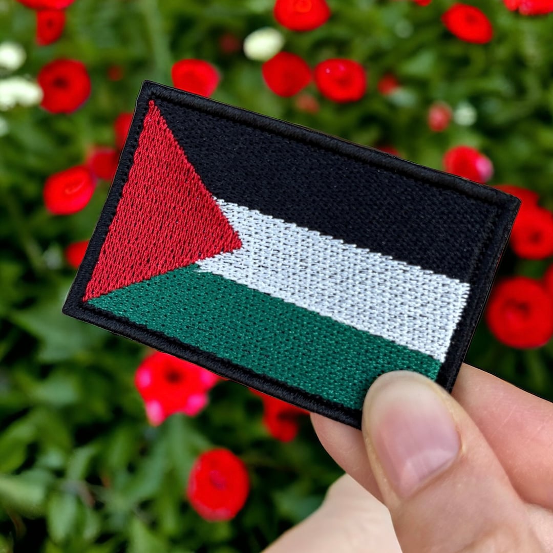 Palestine Flag Patch, 6x4cm | Sew On, Iron On, Velcro on the Back - Etsy