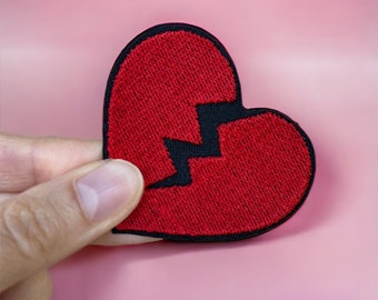 Tiny Broken Heart, Patch Custom Made AP27 - Etsy