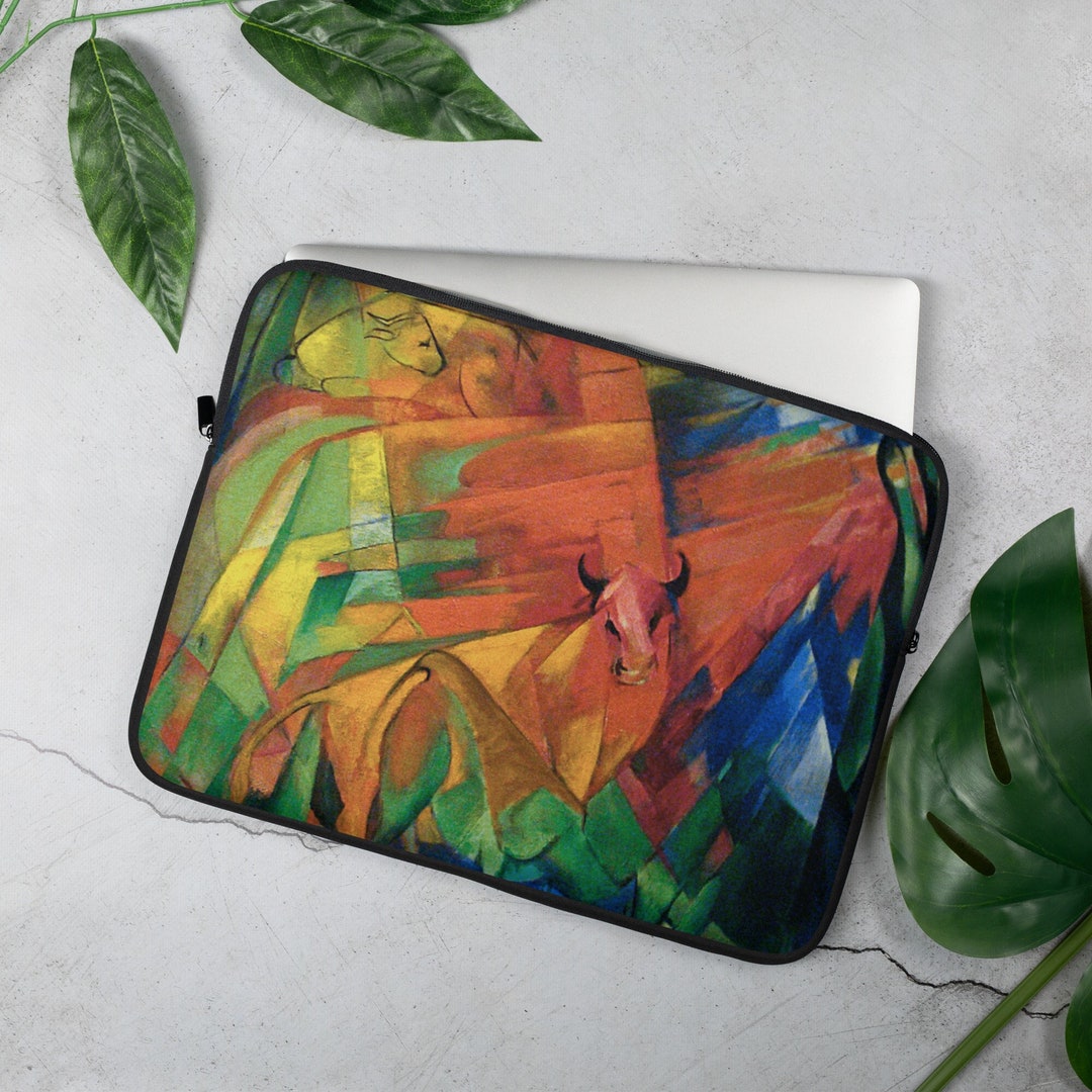 Franz Marc Laptop Sleeve: Animals in Landscape Abstract Art Neoprene ...