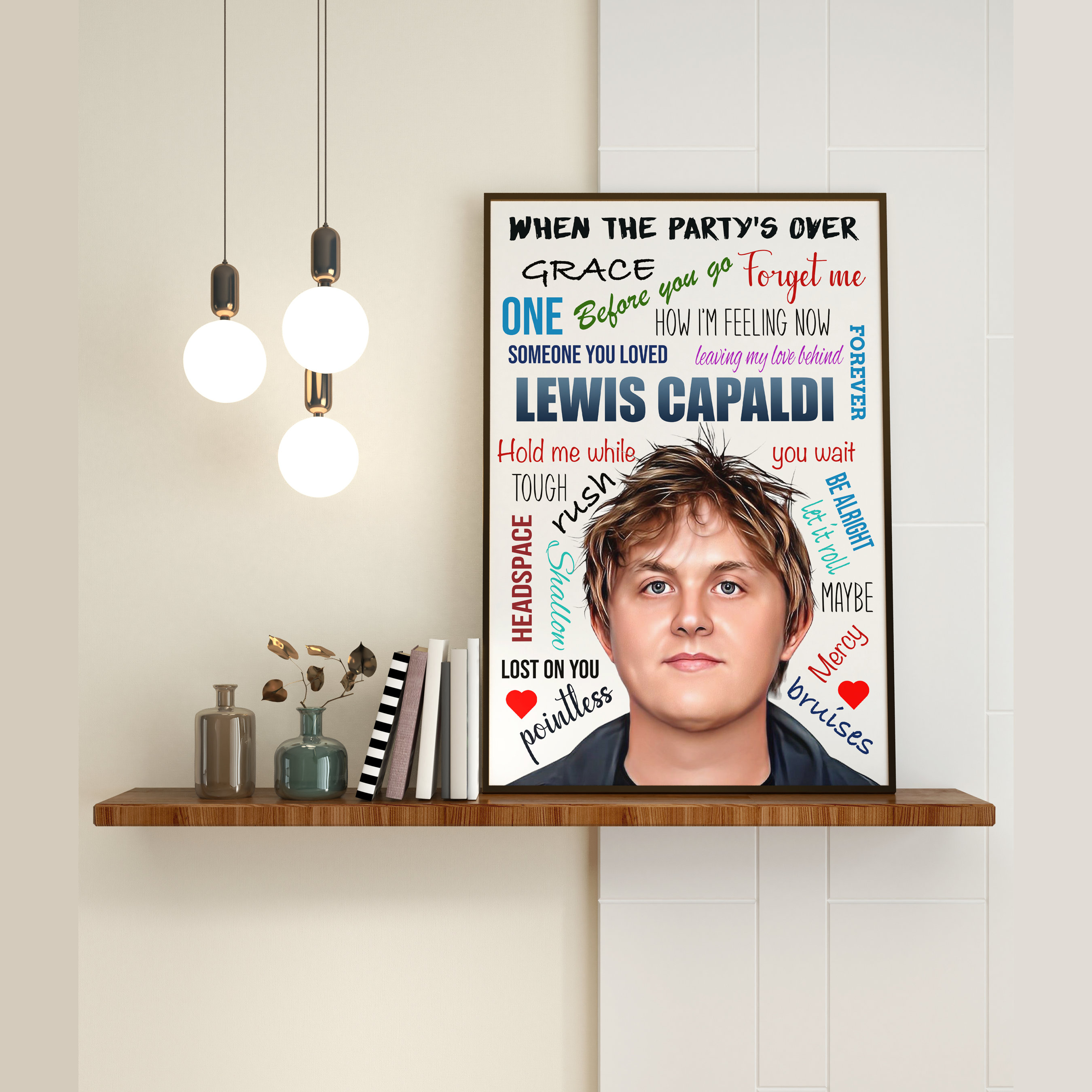 Lewis Capaldi Word Art Digital Download Printable typography - Etsy