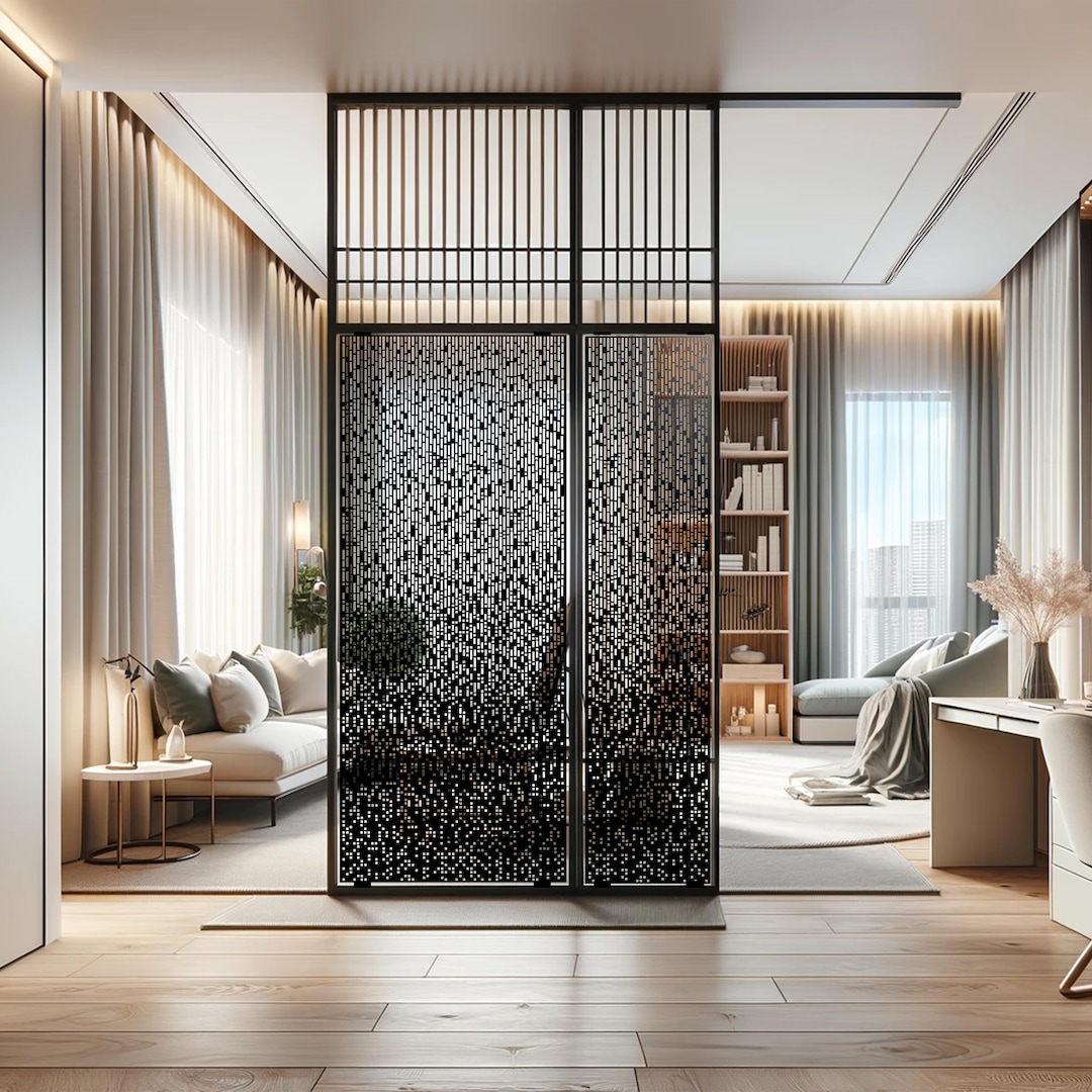 CNC Masterpiece Room Divider Elegant Laser-cut Privacy Screen ...