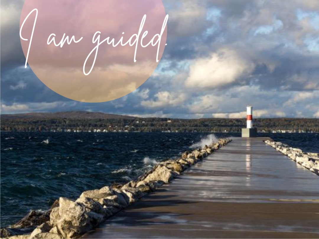 I Am Guided Inspirational Art - Etsy