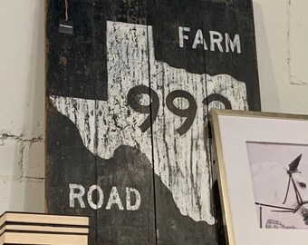 Texas Farm Road Signs - Etsy