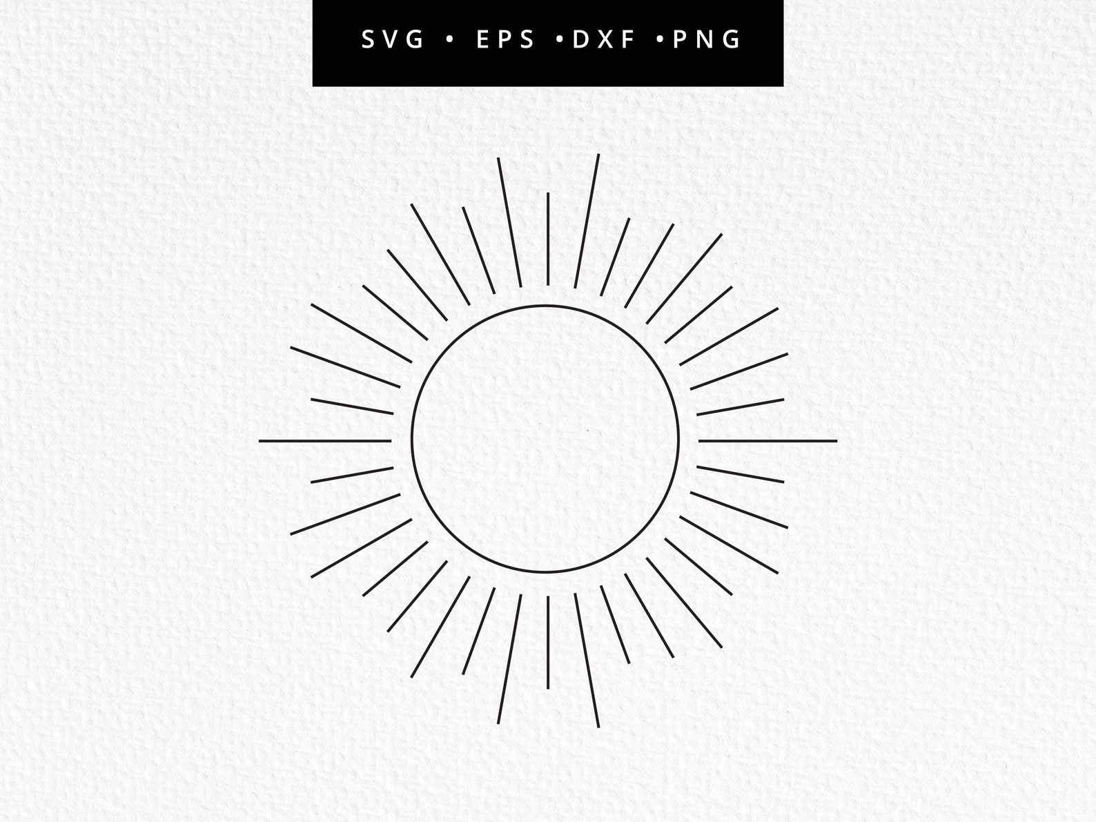 Sun SVG, Sunshine SVG Cut File, Sunburst Clipart, Boho Sun Vector, Boho ...