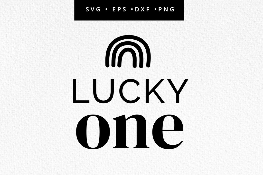 Lucky One Rainbow SVG, St Patricks 1st Birthday, St Patricks Day Cricut ...