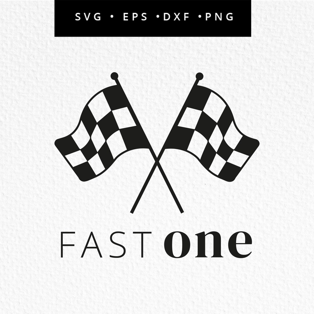 Fast One SVG, Race Car 1st Birthday, First Birthday T-shirt Boy, Race ...