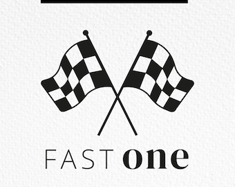 Two Fast SVG, Race Car 2nd Birthday, Second Birthday T-shirt Boy, Two ...