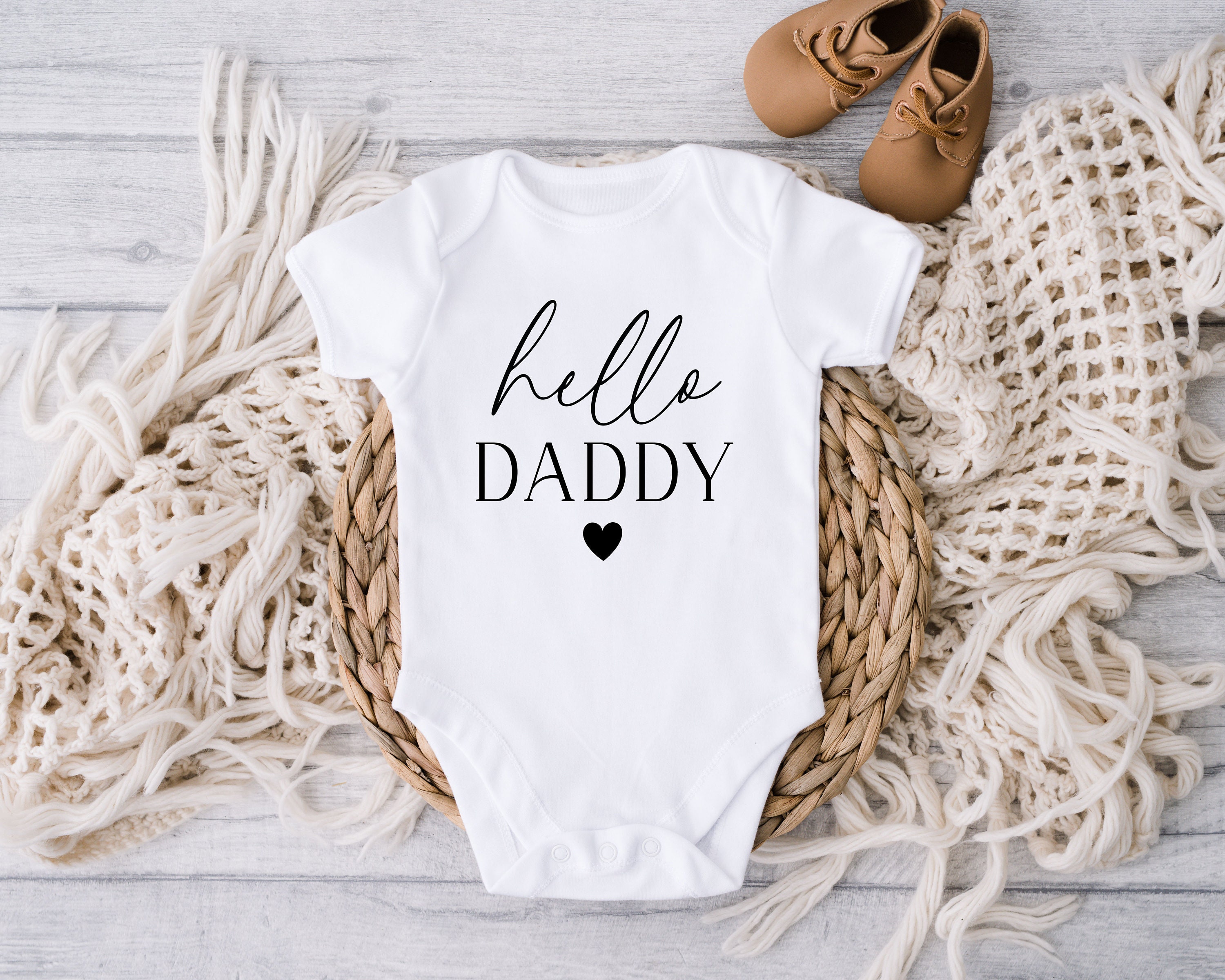 Hello Daddy SVG, Pregnancy Announcement Husband, Pregnancy Announcement ...