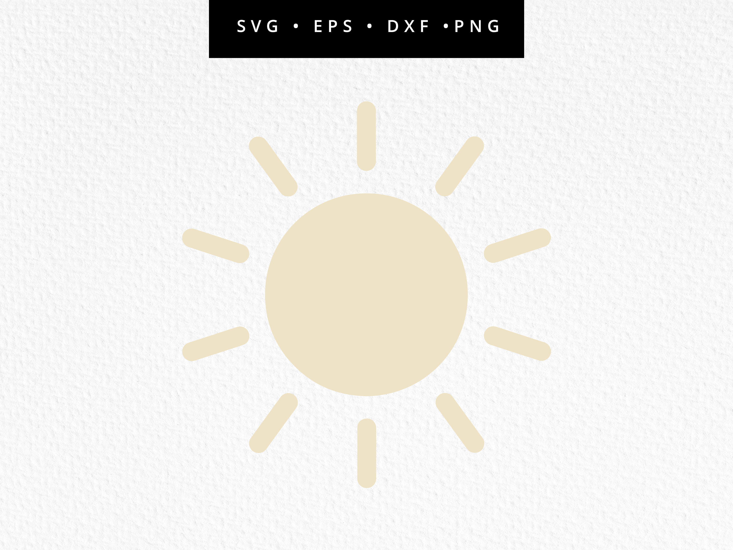 Sole in formato SVG, sole SVG Cut File, clipart sole, clipart sole, uso ...