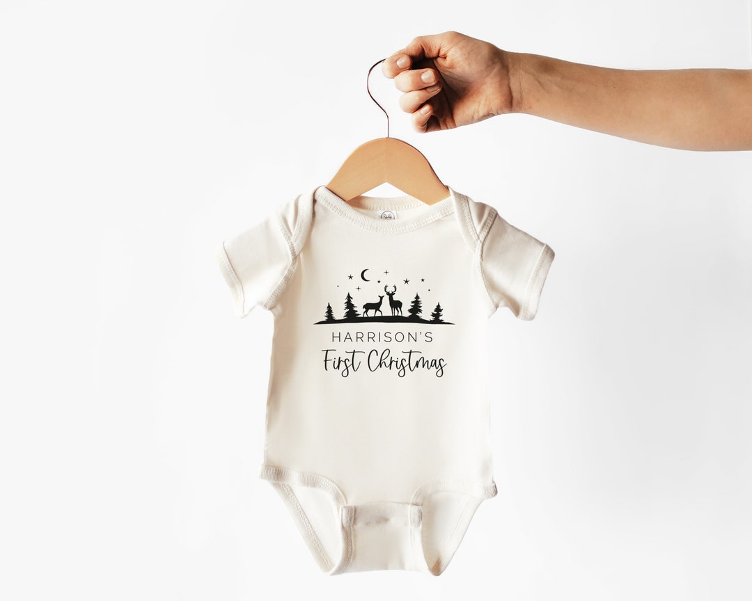 First Christmas Name SVG, 1st Christmas Cricut, Babys 1st Christmas, My ...