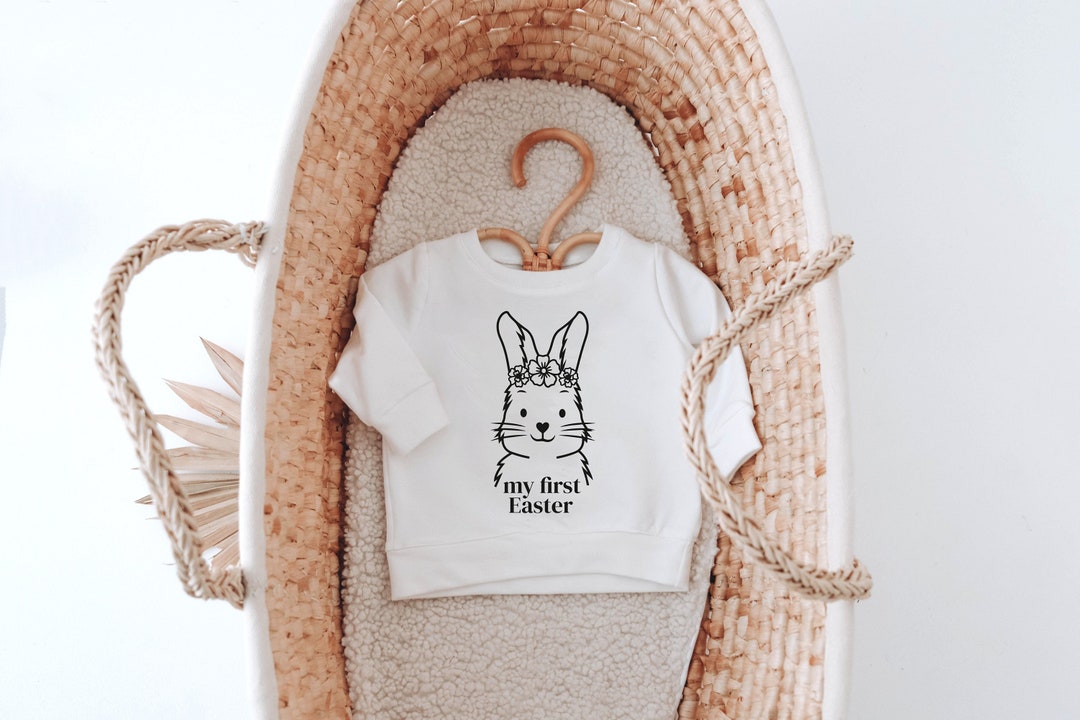 My First Easter SVG, 1st Easter Girl, Floral Crown Easter Bunny, Easter ...