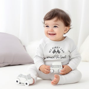 My First Lap Around the Track SVG, Race Car 1st Birthday, First ...